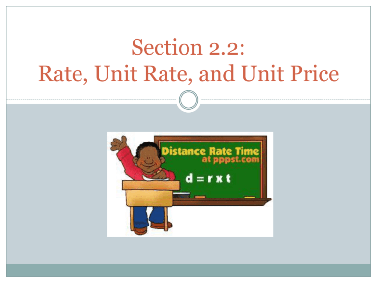 2 2 Rates
