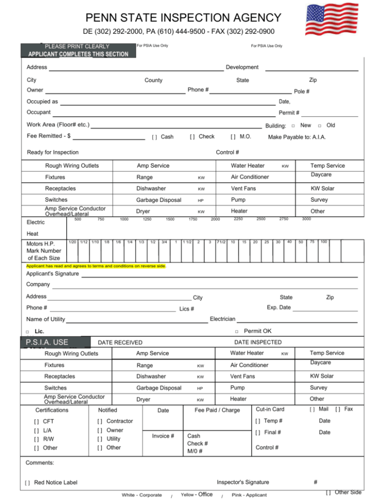 Pennsylvania - American Inspection Agency