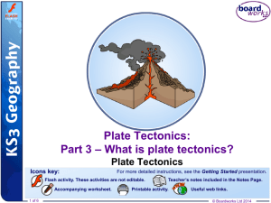 Earth Structure and Plate Tectonics Unit Review