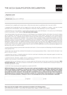 Approved Employer PER confirmation form