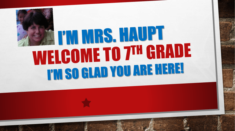 Welcome To 7th Grade Math Rules And Procedures