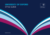 University of Oxford Style Guide - Writing & Formatting