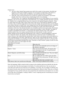 Animal Farm Comprehension Questions