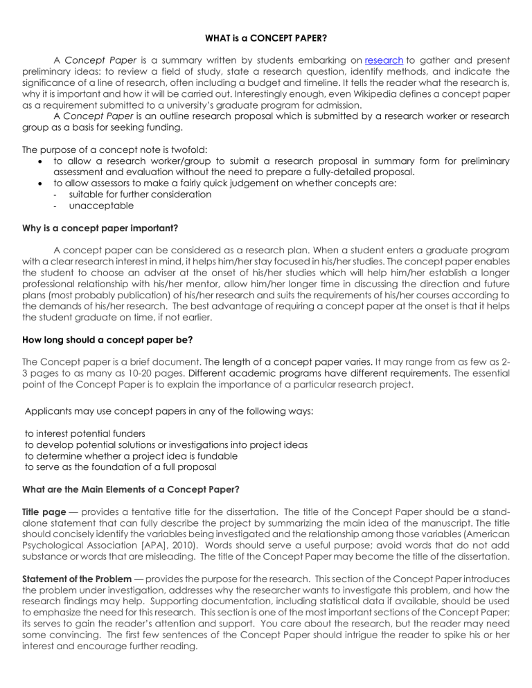 89 Background Of The Study Concept Paper Picture MyWeb