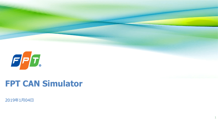 FPT CAN Simulator: CAN Bus Simulation Tool