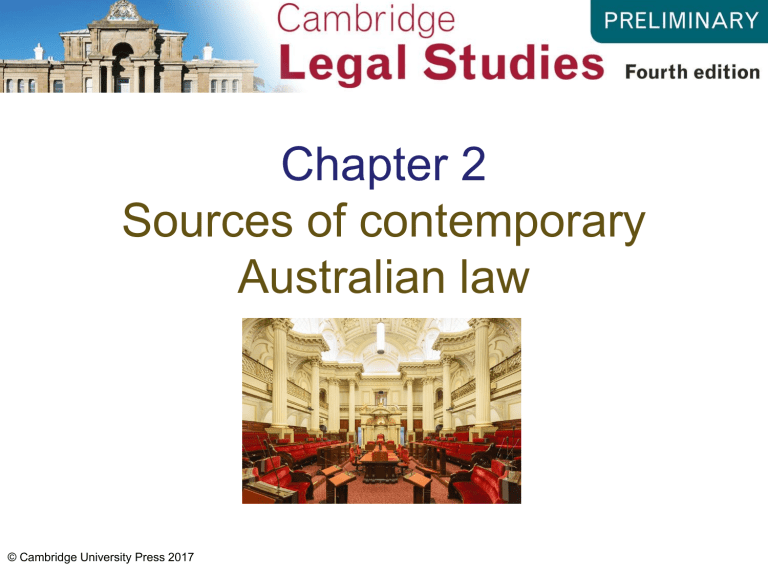 Australian Law: Sources & Legal System Overview