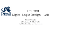 ModelSim Tutorial: Digital Logic Design with AND Gate Simulation