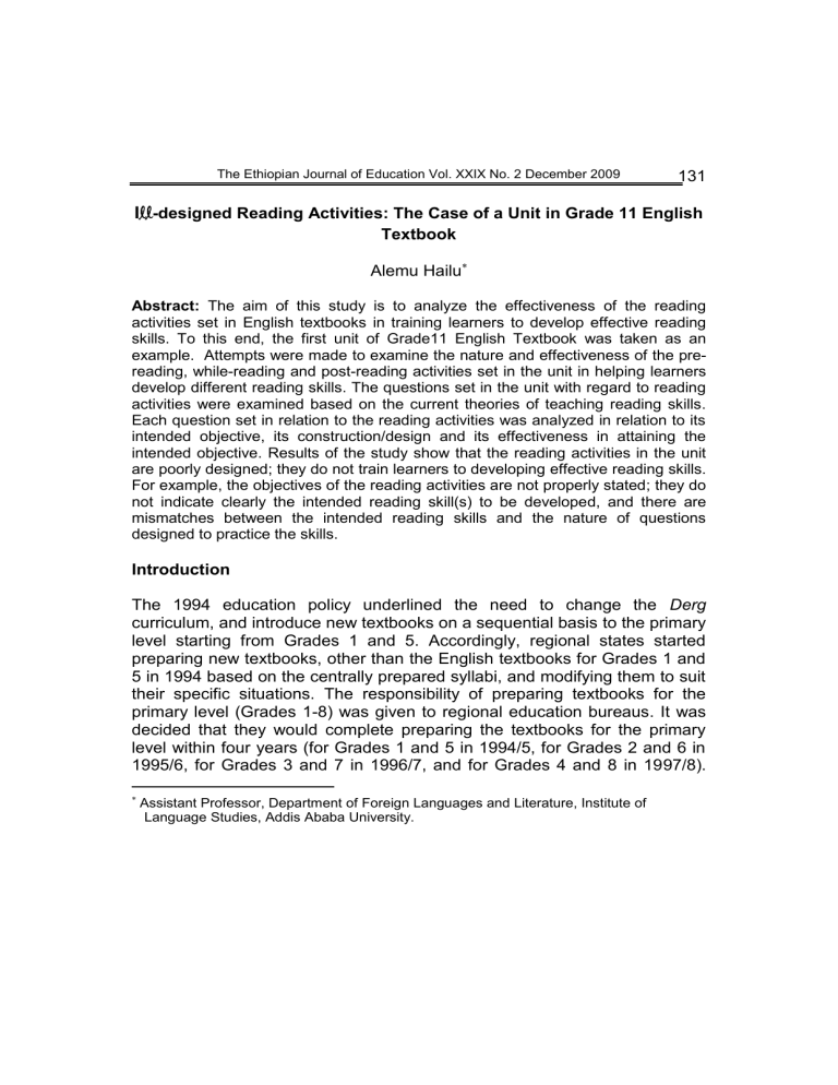 English Teacher Guide Grade 11 English Teacher Guide Grade 11