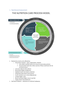 Nutritional Risk Screening (NRS 2002)