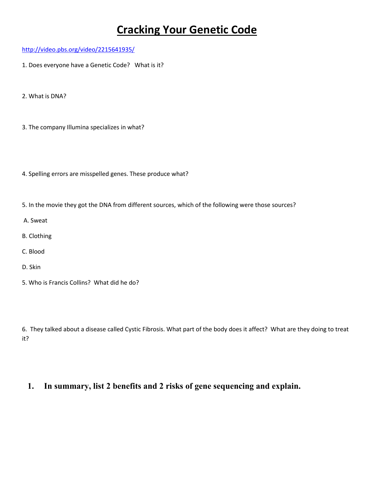 31 Cracking Your Genetic Code Worksheet Answer Key Support Worksheet 31 Cracking Your Genetic Code Worksheet Answer Key Support Worksheet