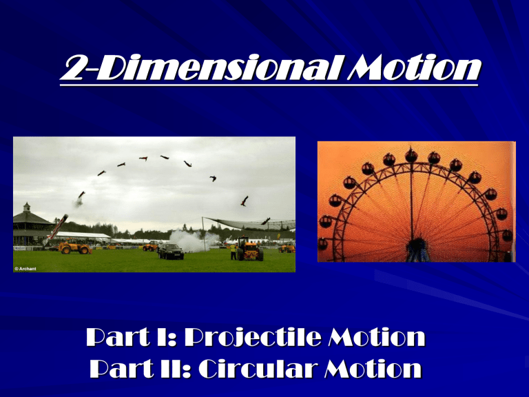 2D Motion: Projectile & Circular Motion Physics Presentation