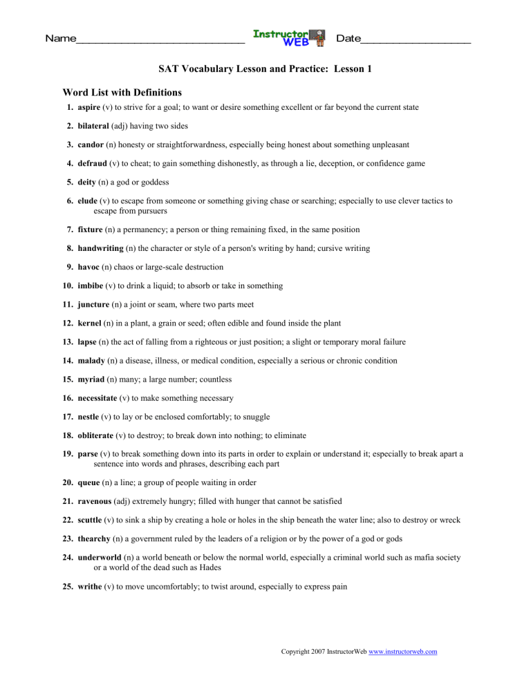 Satvocabularyless1doc Satvocabularyless1doc