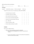 Choir Concert Reflection Worksheet