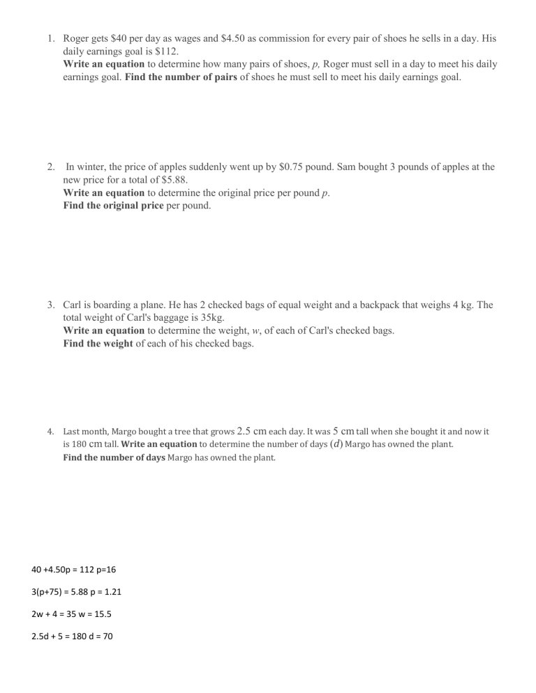 linear-equation-word-problems