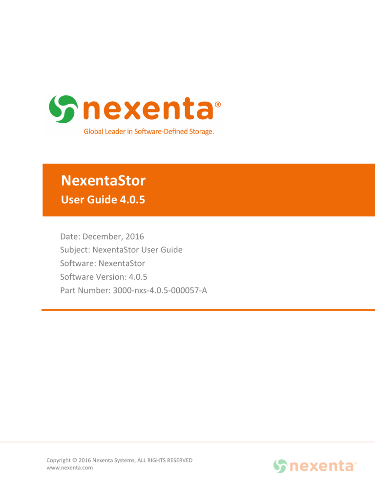 Nexenta NS-4.0.5-User-Guide-113016