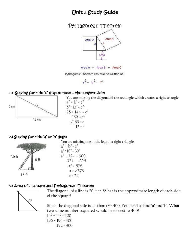Pythagoream Theorem