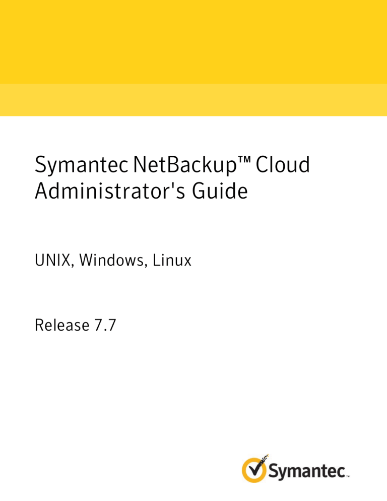 NetBackup77 AdminGuide Cloud
