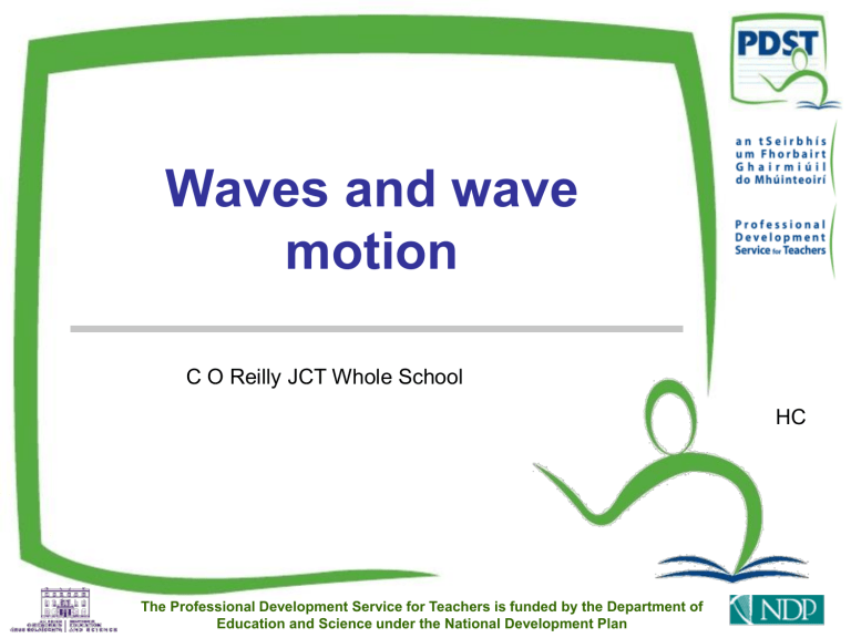 Waves and Wave Motion: Physics Presentation