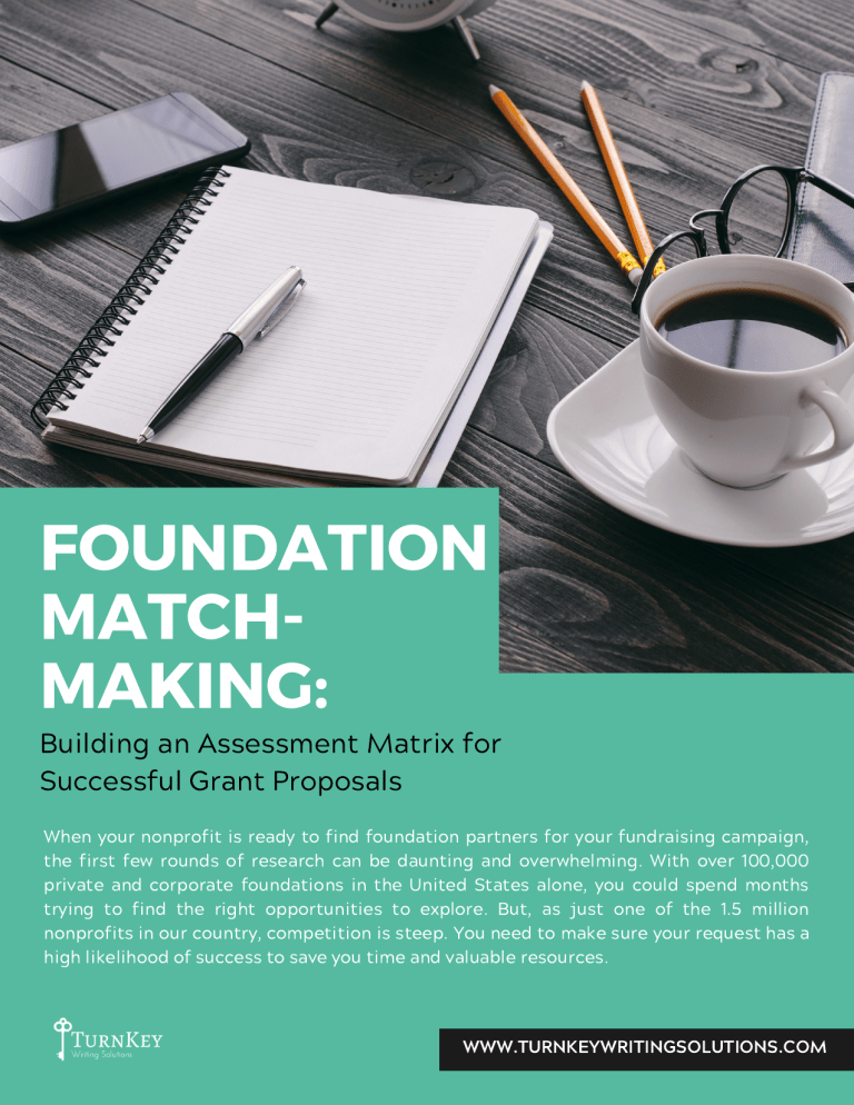 Grant Proposal Assessment Matrix Guide