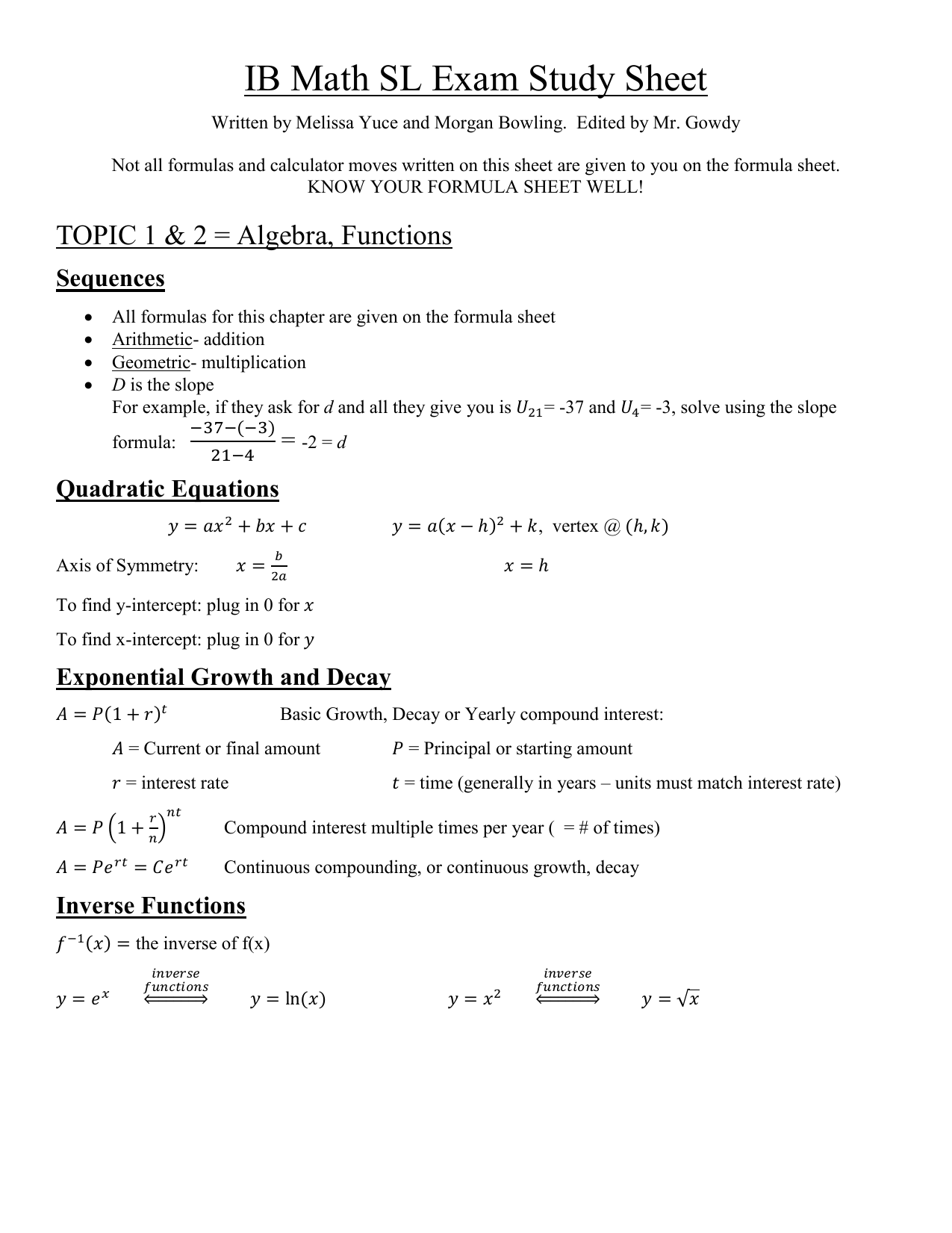 Ib Exam Classfelik Ib Exam Classfelik