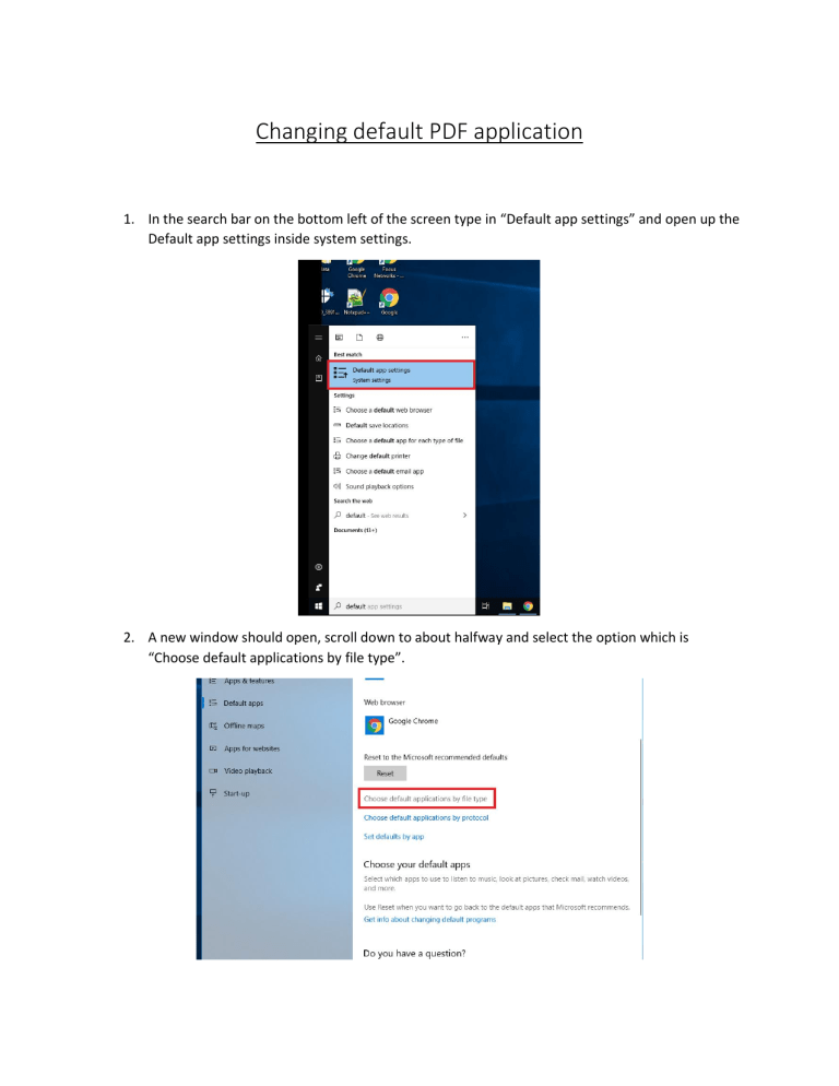Changing Default PDF Application