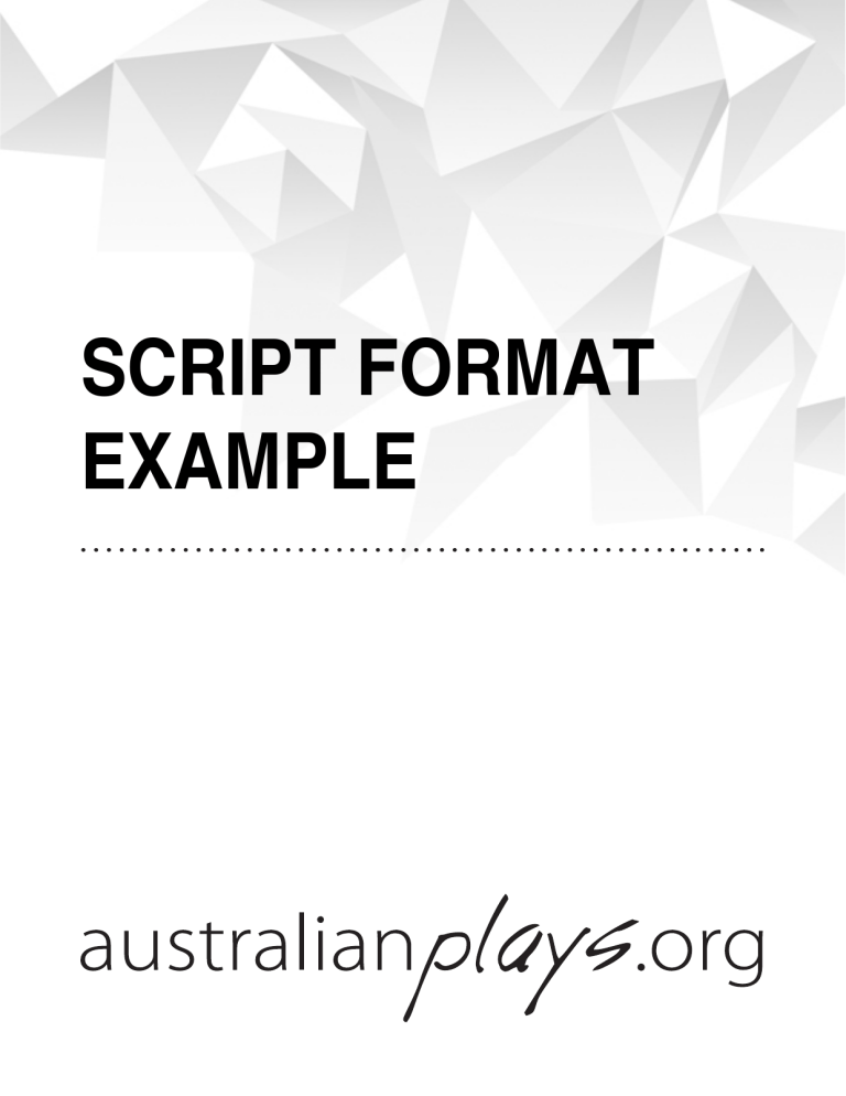 ASC Script Format Example