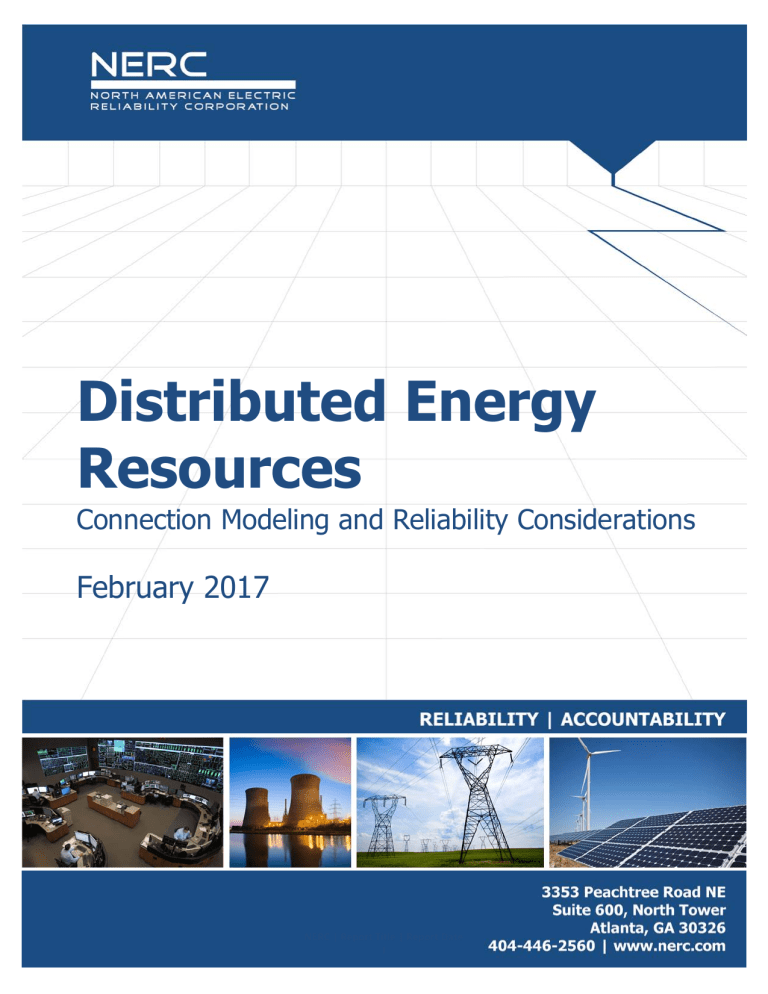 Distributed Energy Resources Report