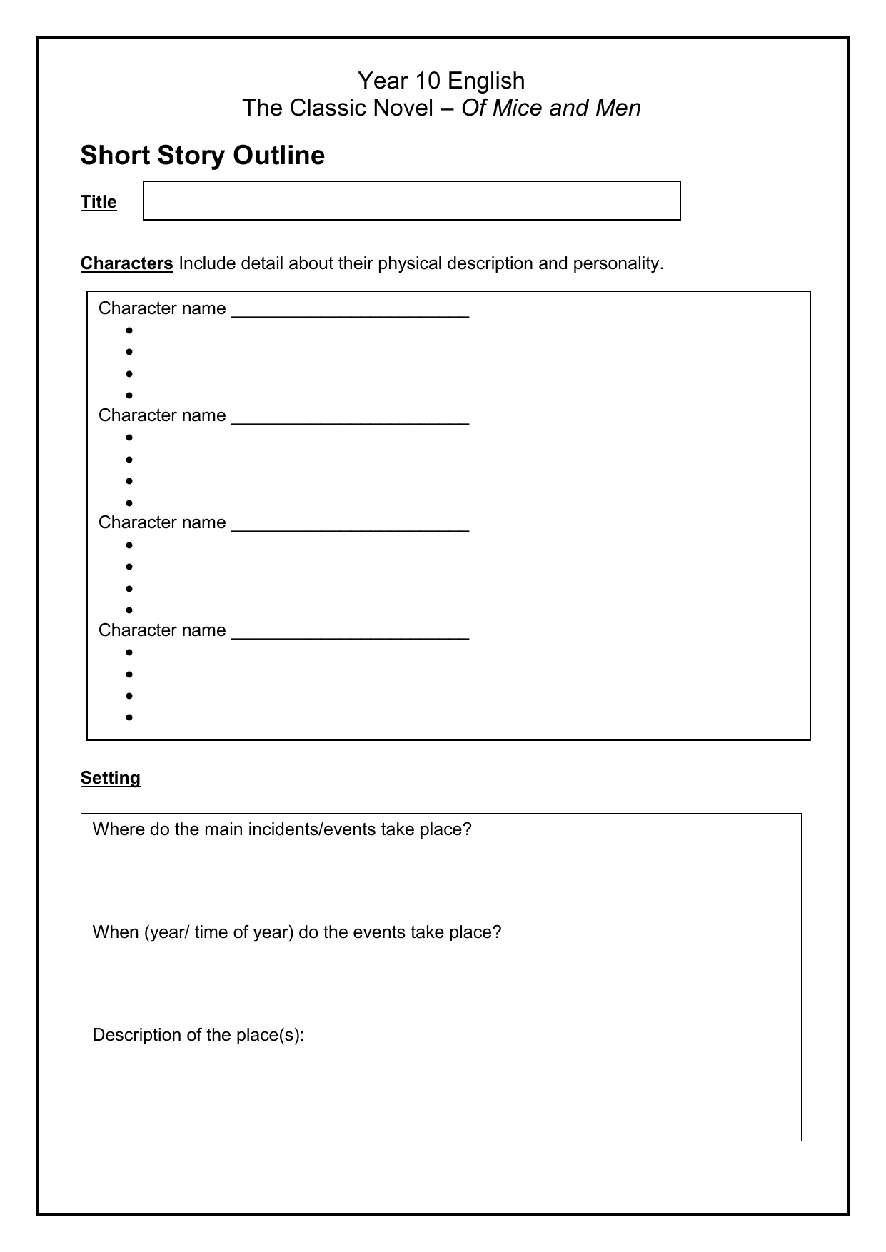  How To Outline A Short Story Outline A Short Story In Seven Steps 2022 10 29