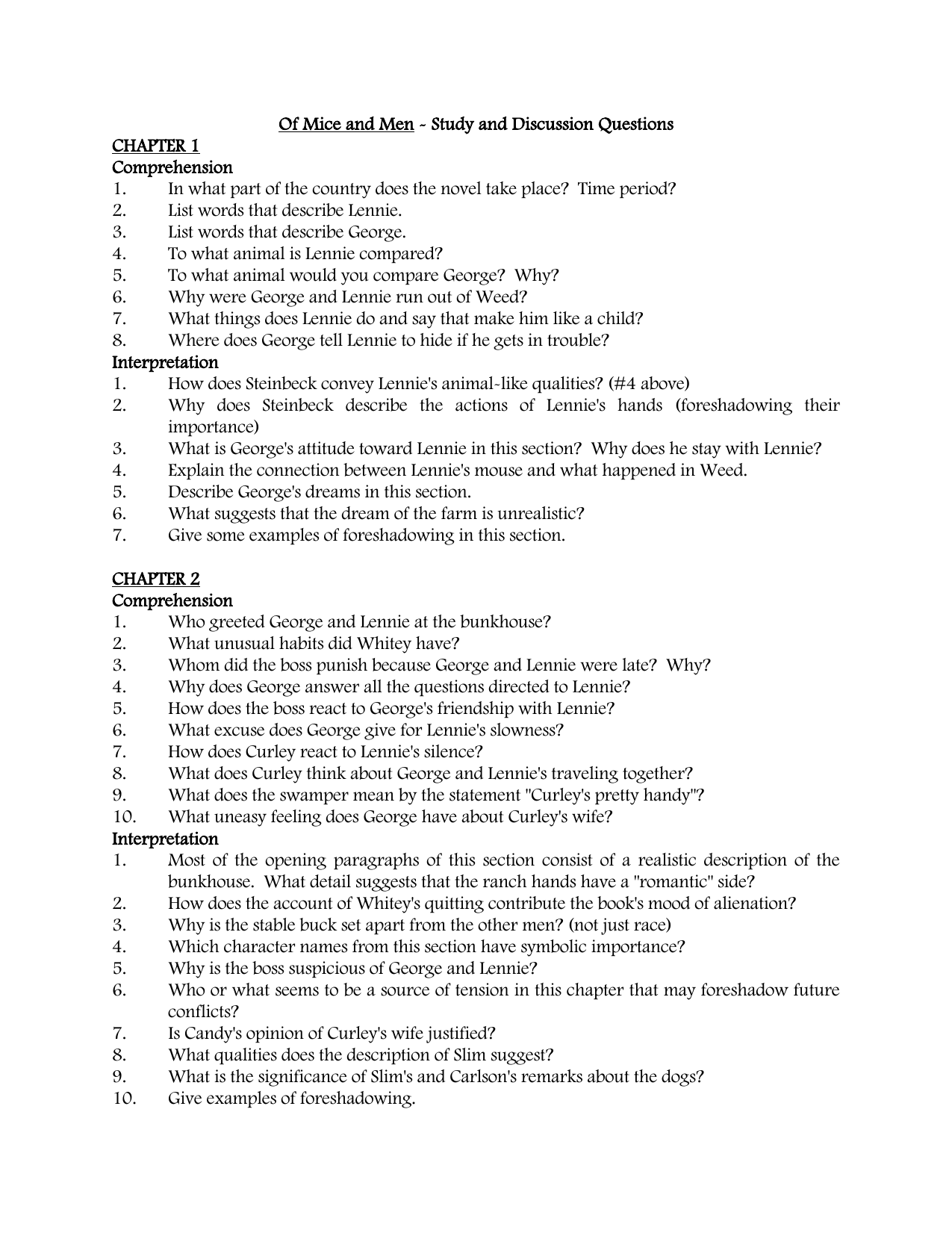 What Is Lennies Reaction When He Kills The Puppy