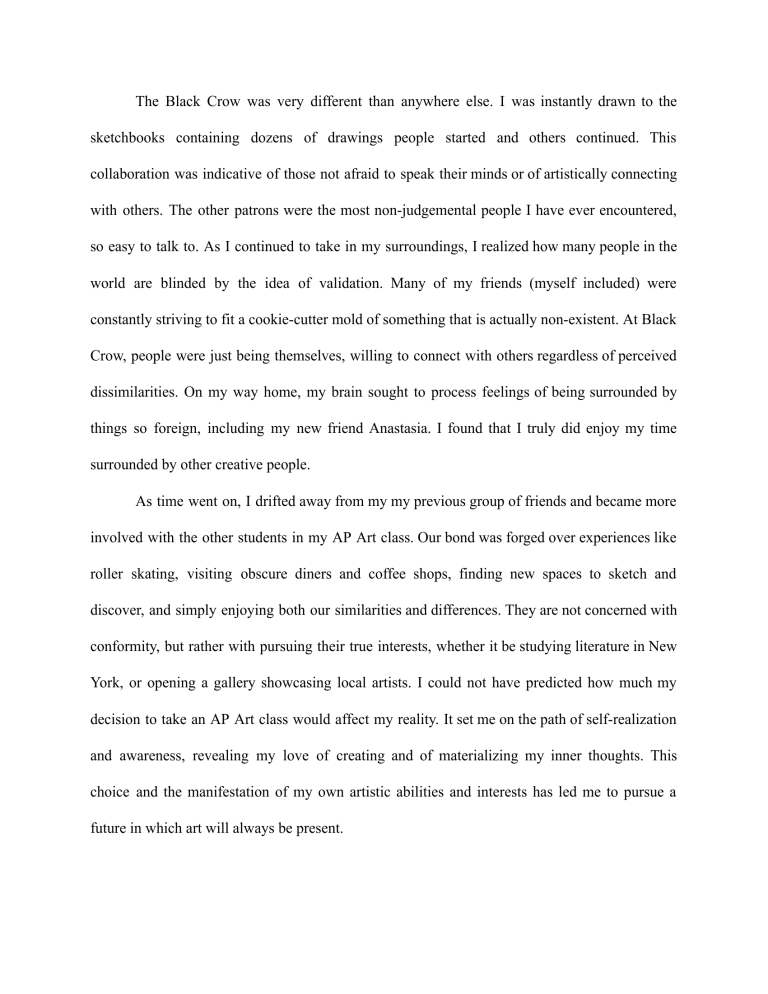 College Essay Google Docs