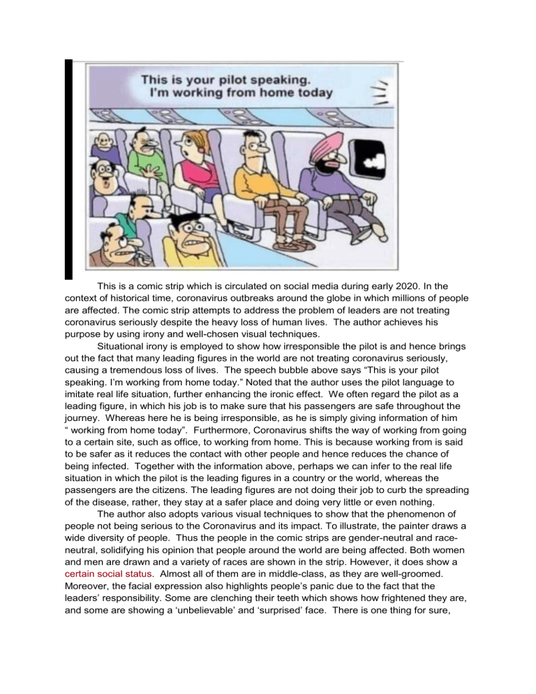 Eng A Comic Strip Analysis Eng A Comic Strip Analysis