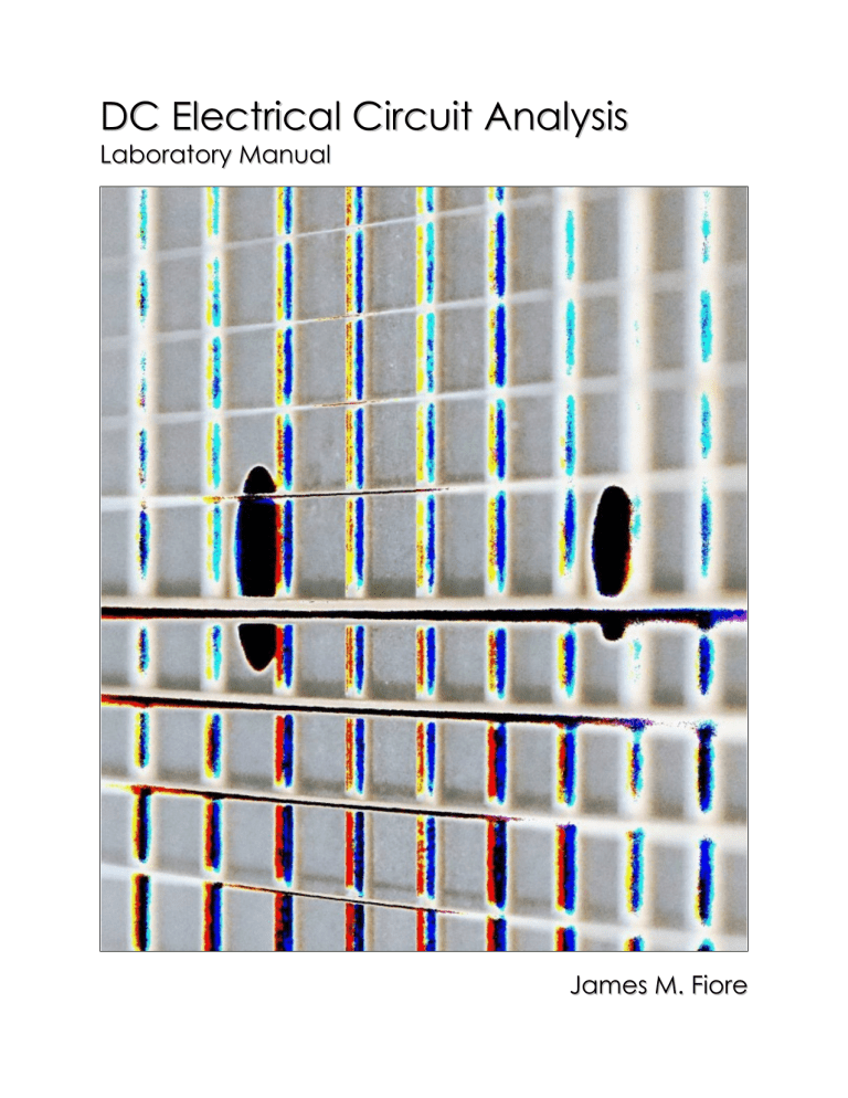 DC Electrical Circuit Analysis Lab Manual