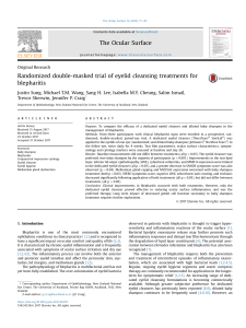 Technique for Enucleation : Transpalpebral approach