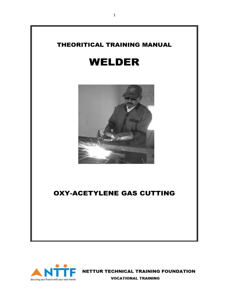 Oxy-Acetylene Gas Cutting Training Manual