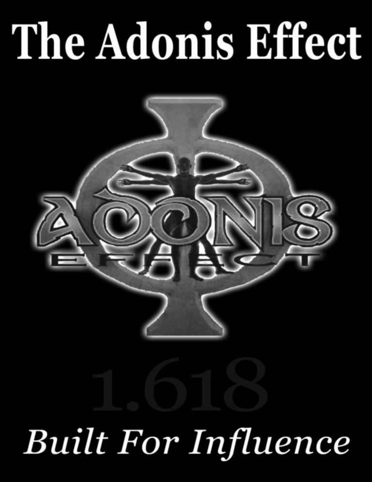 Adonis Index: Achieve Perfect Male Proportions Naturally