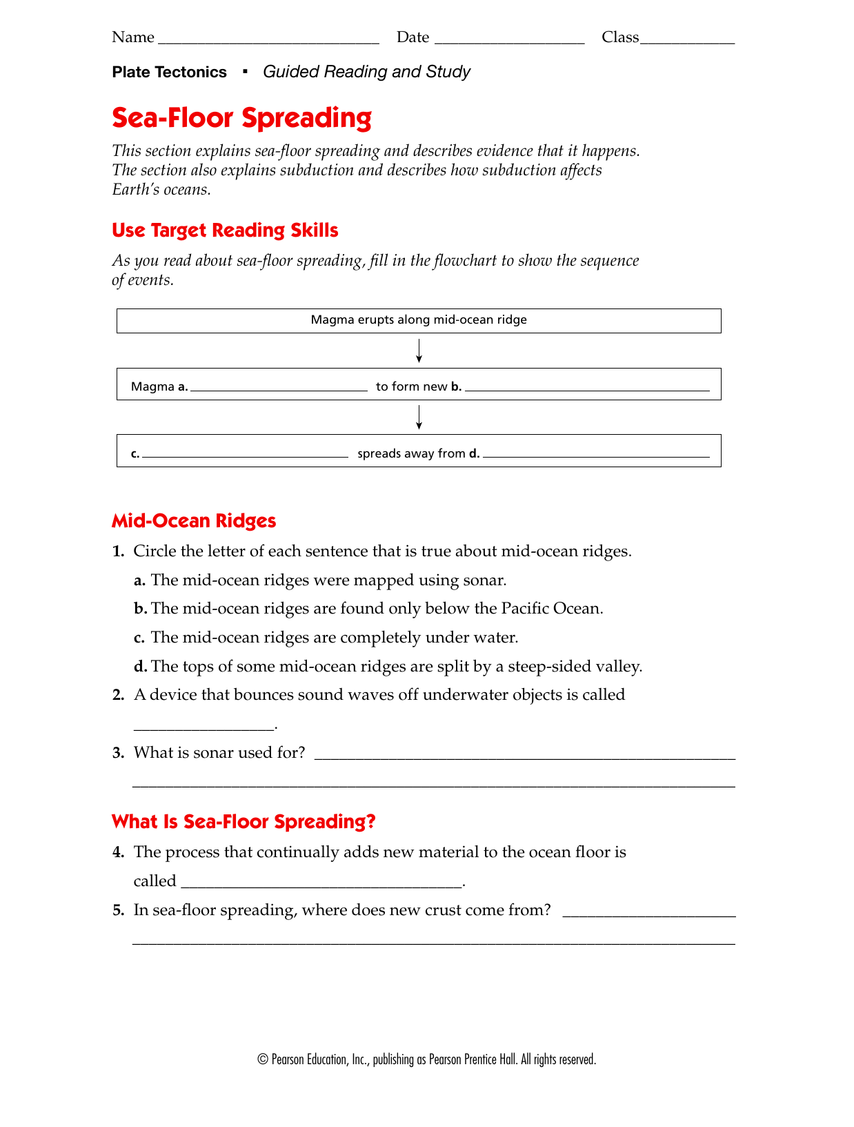 Modeling Seafloor Spreading Lab Questions Answer Key | Viewfloor.co