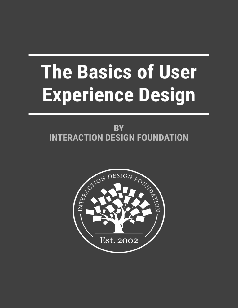 UX Design Basics: Intro to User Experience