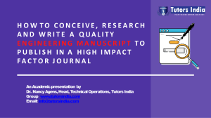 Manuscript Title Page Instructions