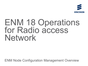 513 03819 FAP130506 Ericsson Network Manager (ENM) 19 Rev F Course ...