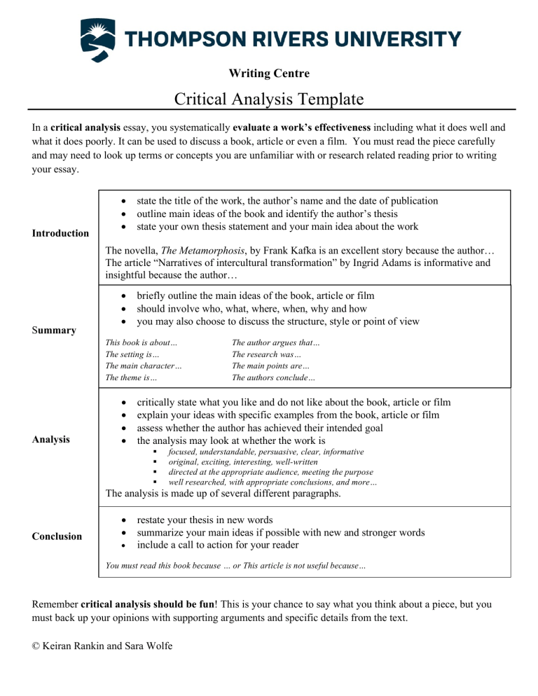 Critical Analysis Of Research Article Sample Articles Critical Critical Analysis Of Research Article Sample Articles Critical