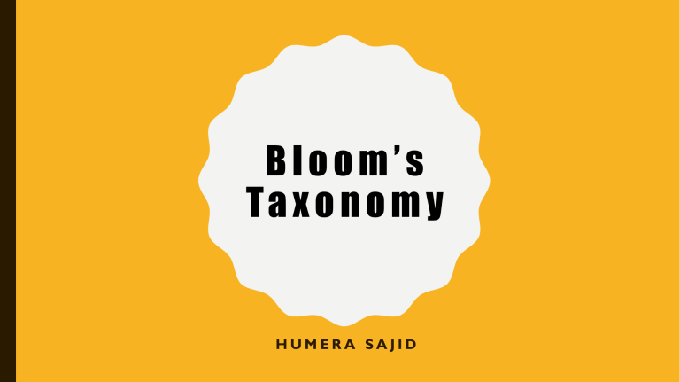 Bloom s Taxonomy 2020