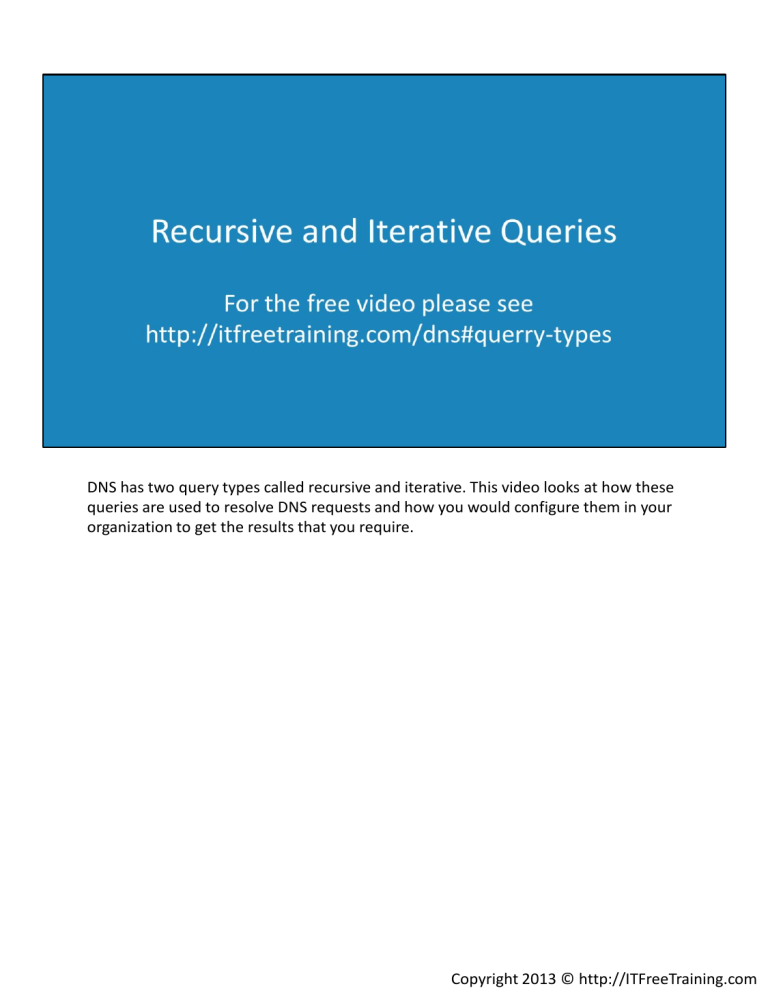 DNS Query DNS Query