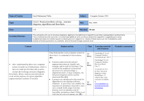 Computer Science Lesson Plan: Algorithms & Flowcharts