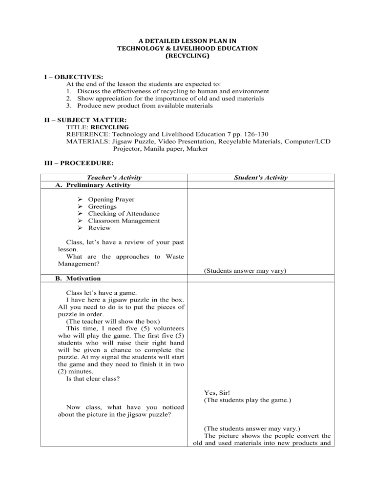  doc Lesson Plan In Tle Grade 9 Jessa Alberto Academia Edu Sample 6 I 
