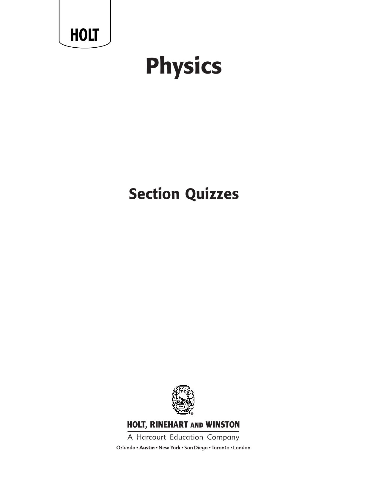 Physics Quiz Answer