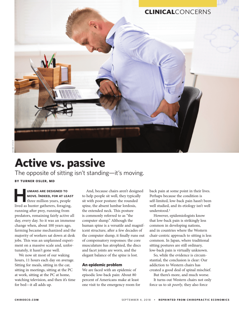Active vs. Passive Sitting: Health Risks & Solutions