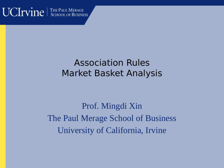 Association Rules & Market Basket Analysis Presentation