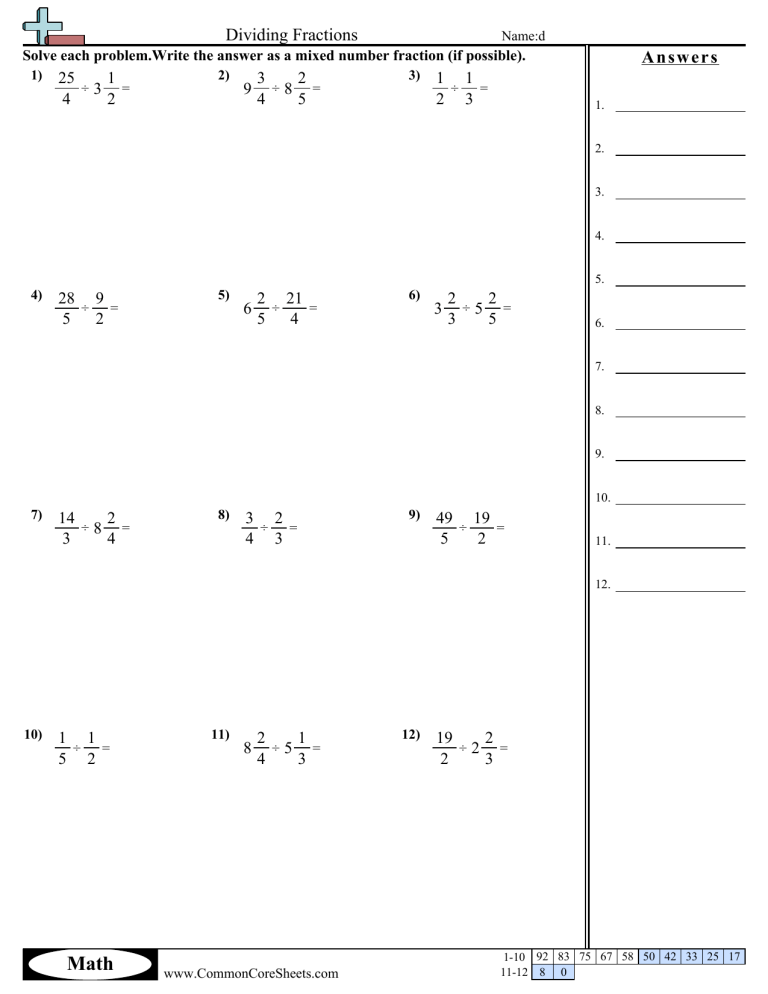 Dividing Fractions 04 23