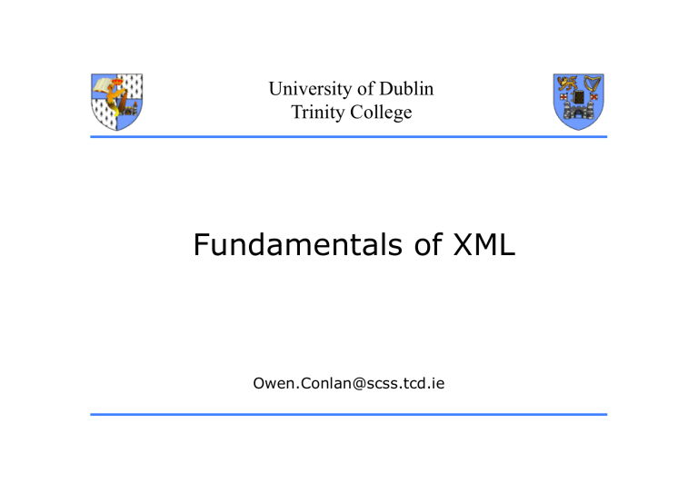 Fundamentals Of Xml Introduction To Markup Language 0984