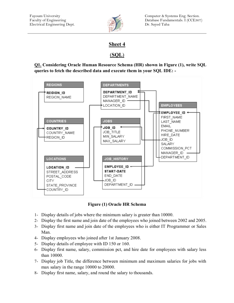 Sheet 4 SQL